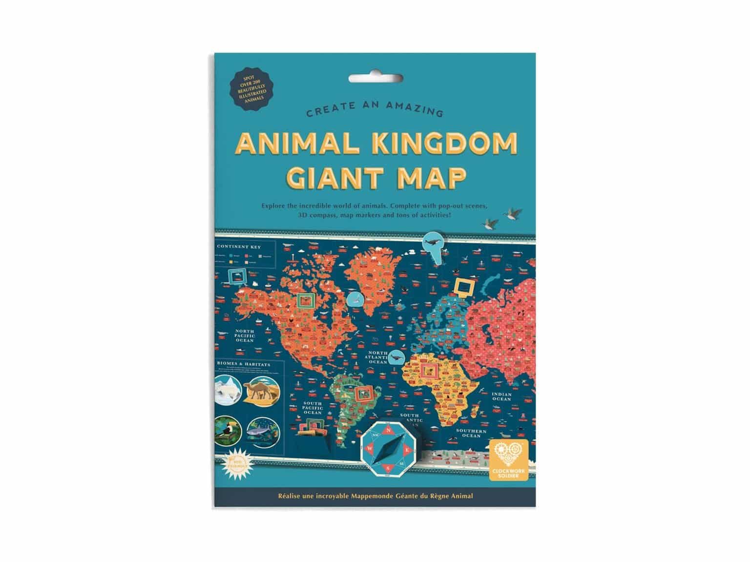 Create an Amazing Animal Kingdom Giant Map - Craft & Learn Kit